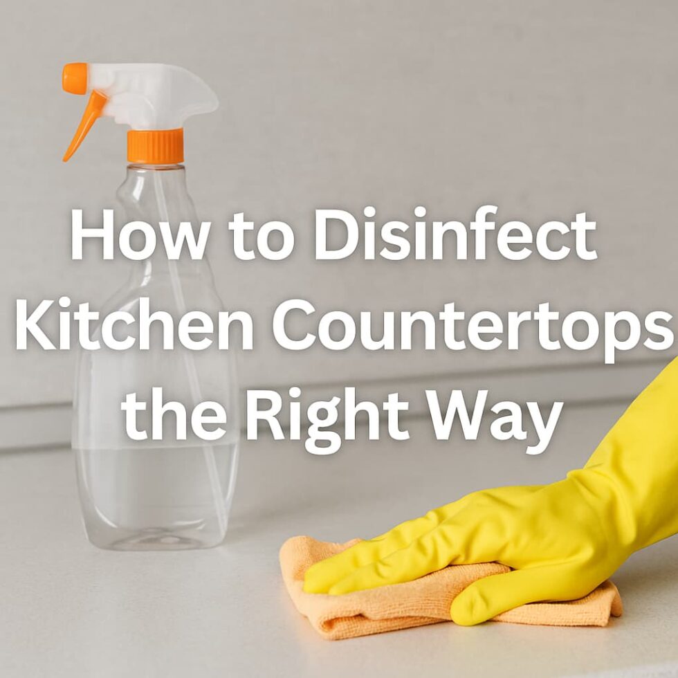 How to Disinfect Kitchen Countertops the Right Way