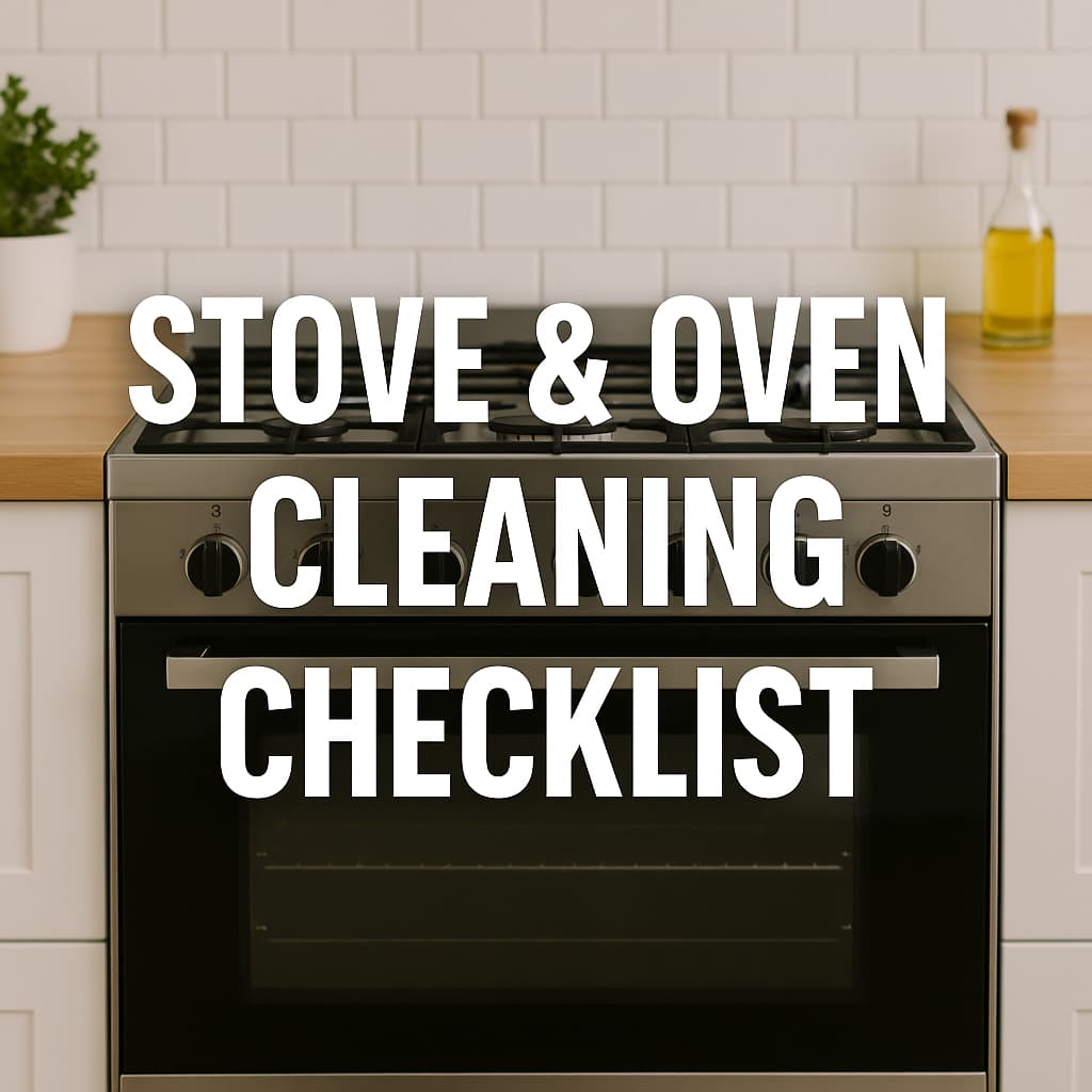 Stove & Oven Cleaning Checklist